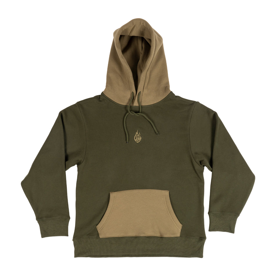 GMM Colorblock Hoodie (Olive) | Mythical Store
