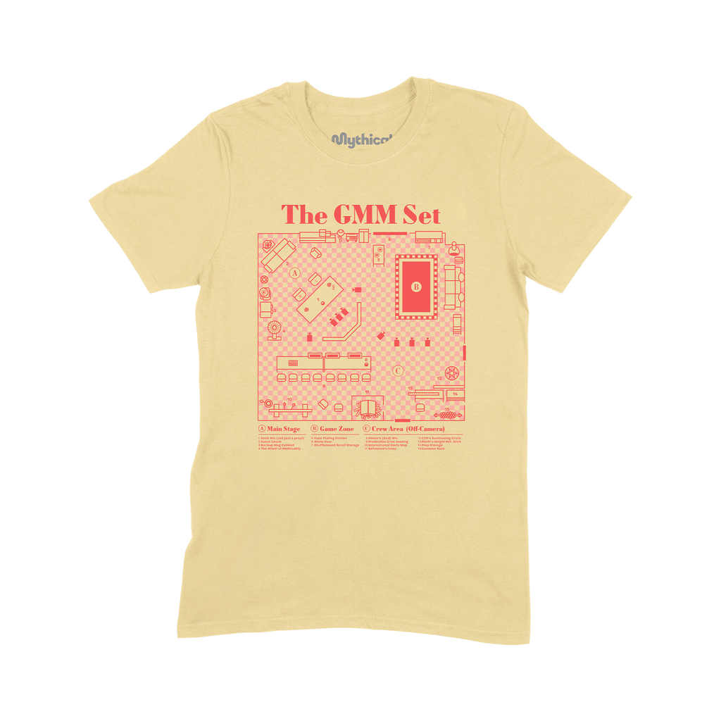 GMM Set Blueprint Tee (Yellow) | Mythical Store