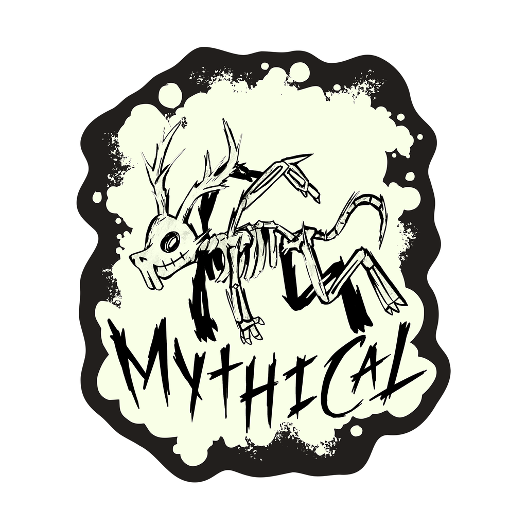 Mythical Emo Glow In The Dark Sticker | Mythical Store