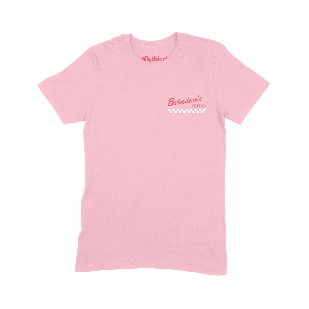 Belvedere's Ice Cream Shop Tee (Strawberry) | Mythical Store