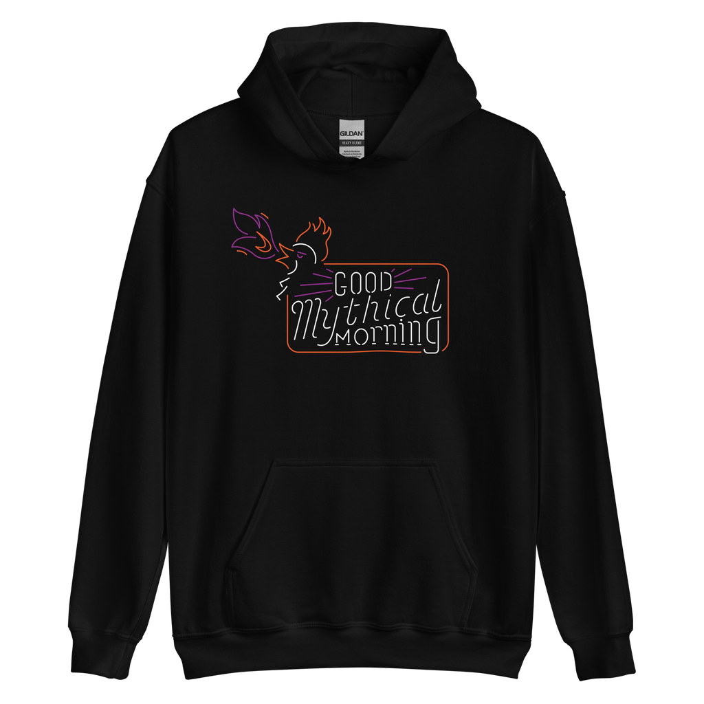 Good Mythical Morning Cockatrice Neon Sign Hoodie | Mythical Store