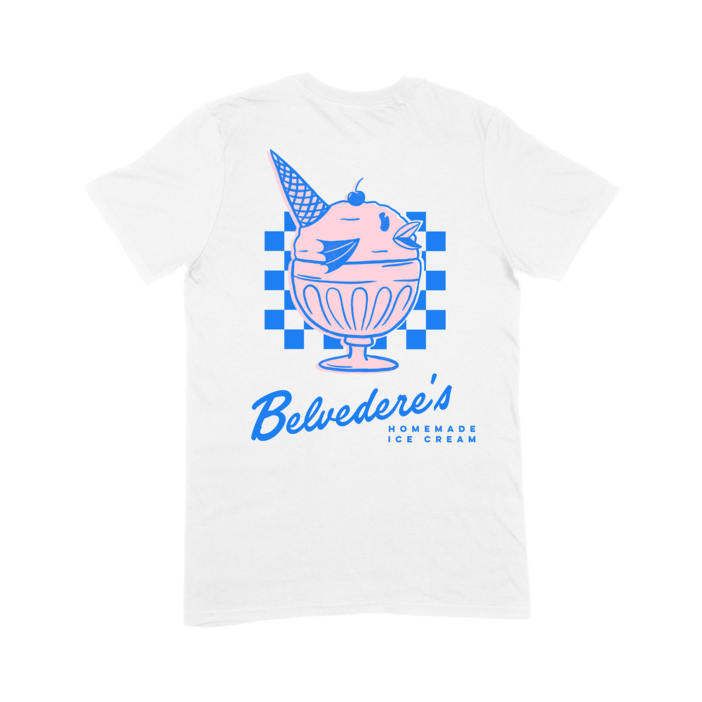 Belvedere's Ice Cream Shop Tee (Vanilla) | Mythical Store