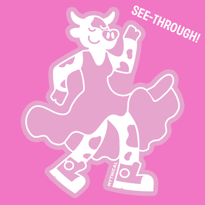 Moochelle Sticker (Clear) | Mythical Store