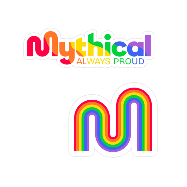Mythical Always Proud Logo Sticker | Mythical Store